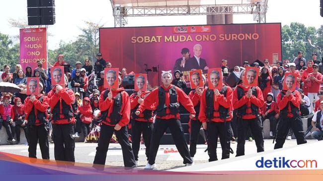 Relawan Onsu Sosialisasikan Ganjar Lewat Dance Competition Jarji Jarbeh