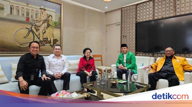 Momen Megawati, Mardiono hingga OSO Kumpul Konsolidasi di Markas PDIP