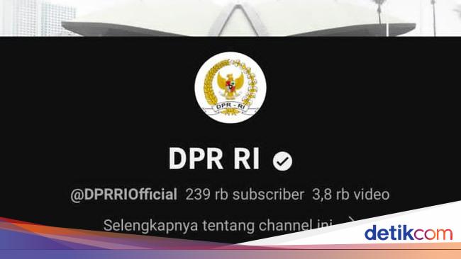 Sempat Ditutup gegara Diretas, Kanal YouTube DPR Mulai Aktif Lagi Sempat Ditutup gegara Diretas, Kanal YouTube DPR Mulai Aktif Lagi