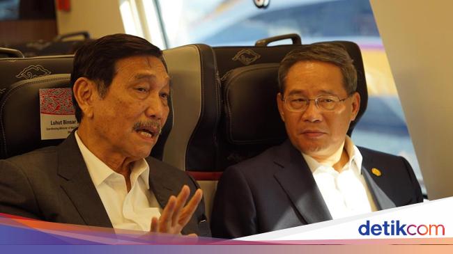 Momen Akrab Luhut & PM China Jajal Kereta Cepat Jakarta Bandung