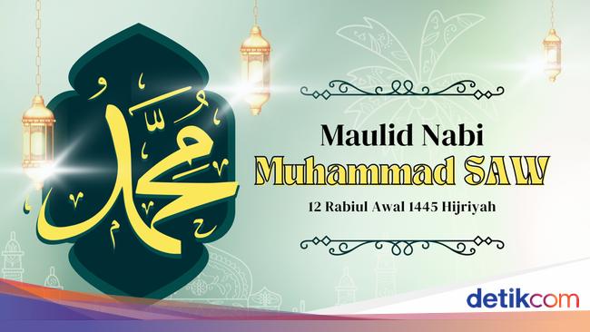 20 Contoh Banner Maulid Nabi 2023 Gratis serta Cara Downloadnya