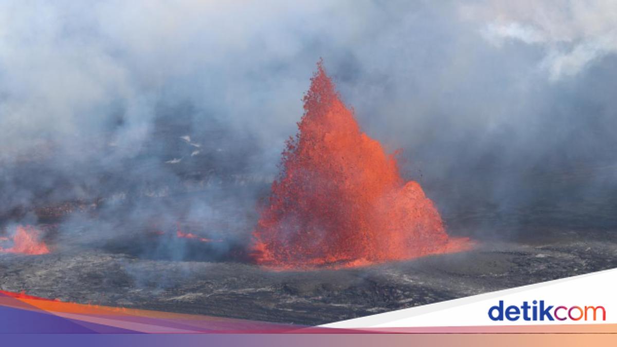 Horor Lava Menyembur Setinggi 300 Meter, Hawaii Tutup Taman Nasional