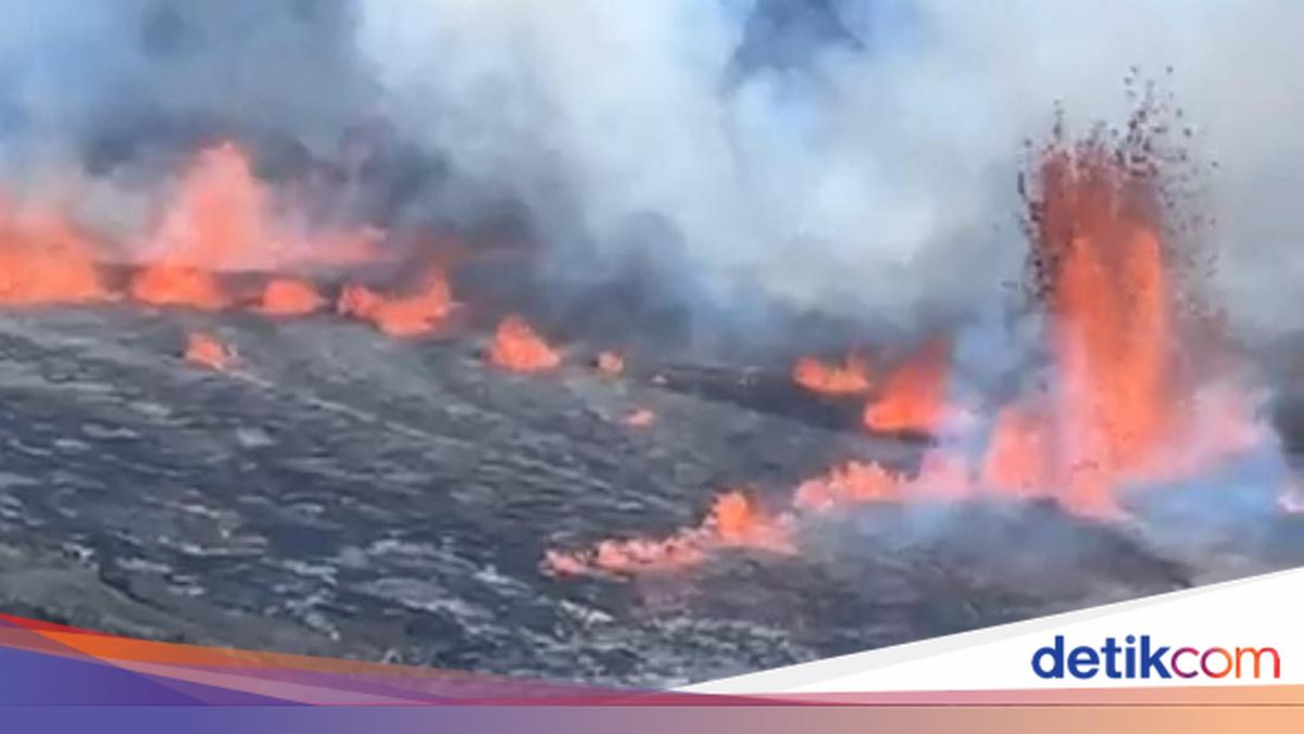 Lagi, Gunung Berapi Kilauea di Hawaii Kembali Meletus