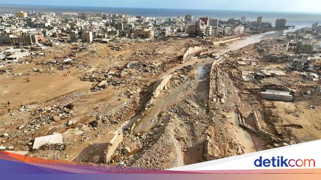 Potret Kerusakan Akibat Banjir di Libya