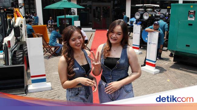 Pemanis yang Bikin Betah Pengunjung di Pameran Alat Berat