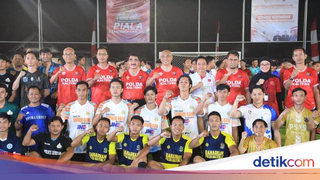 Gelar Turnamen Bola, Polda Kalteng Harap Lahir Atlet Tingkat Nasional