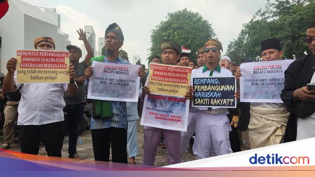 Kecewa Atas Konflik di Rempang, Massa di Medan Gelar Aksi Solidaritas