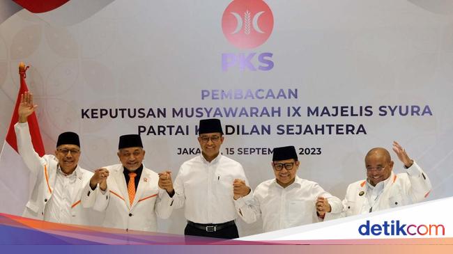 PKS Dukung Anies-Cak Imin di Pilpres 2024, Begini Tanggapan PDIP