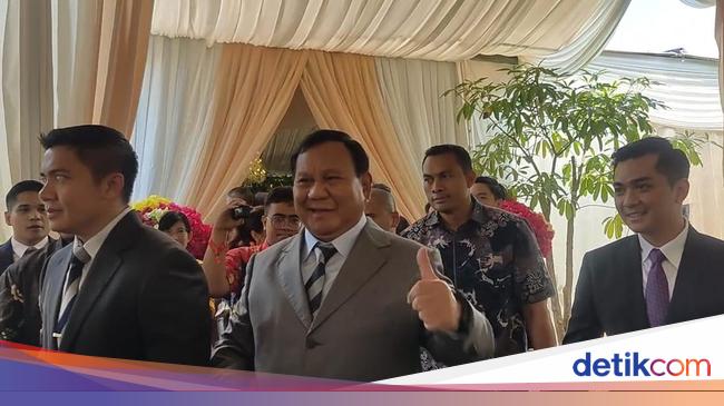 Prabowo Hadiri Pernikahan Anak Hotman Paris Prabowo Hadiri Pernikahan Anak Hotman Paris