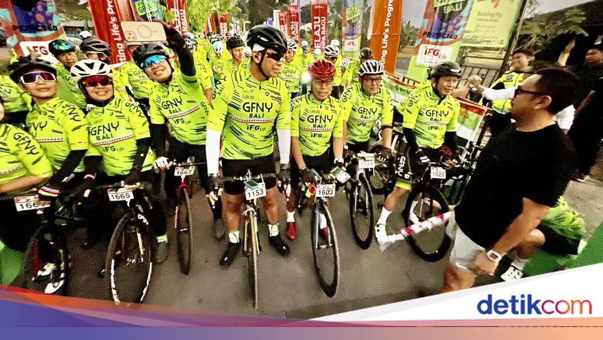 Ribuan Peserta Ramaikan Balap Sepeda Internasional GFNY Bali 2023