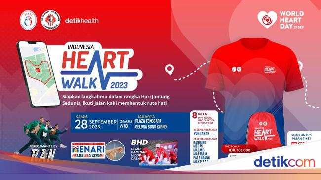 Hari Jantung Sedunia 2023, Yuk Ikut Fun Walk Bareng YJI-PERKI di GBK!