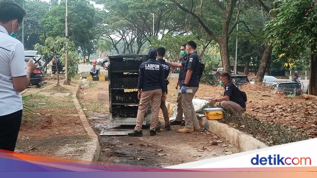 Puslabfor Polri Periksa Alat UPS Sumber Percikan Api di RS Area Serpong
