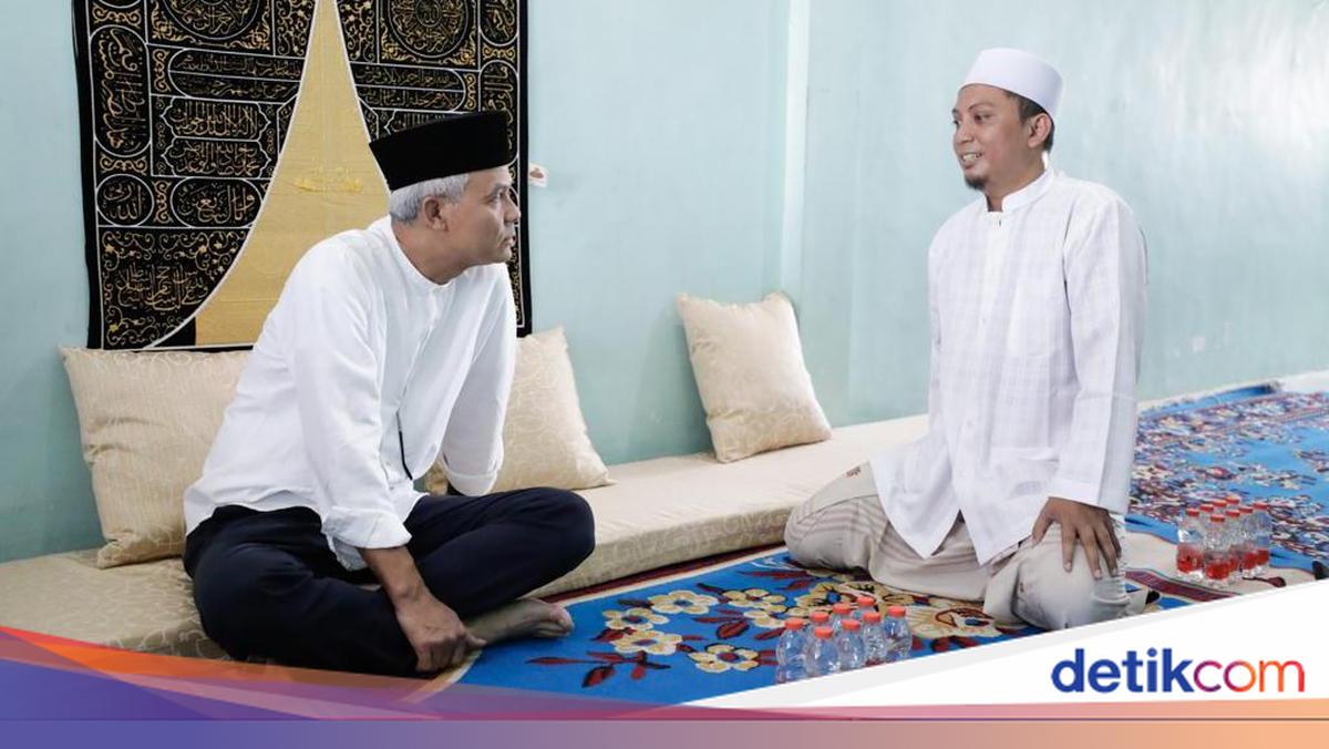 Sowan ke Ponpes Raudlatul Muta'allimin Surabaya, Ganjar Disebut Merakyat