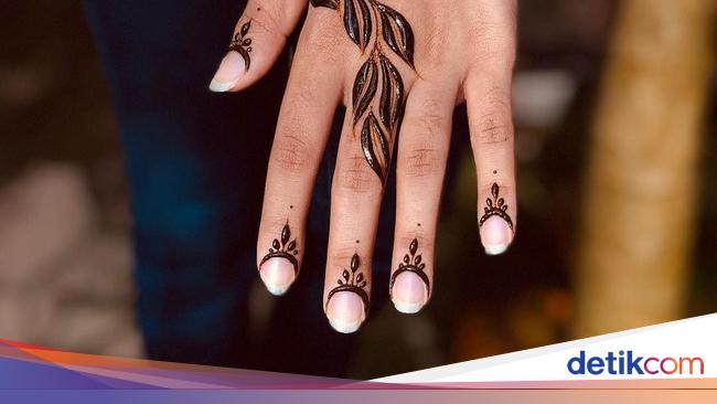 11 Gambar Henna Tangan Simple dan Cantik, Mudah Ditiru