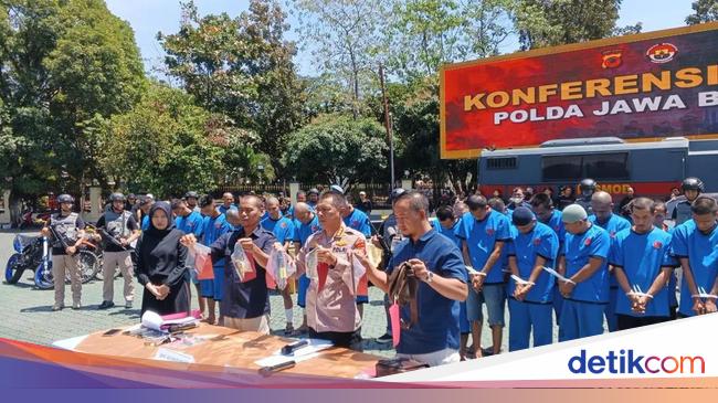 Tiga Jaringan Pelaku Curanmor di Jabar Dibekuk Polisi