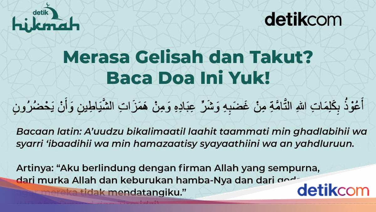 Infografis: Doa Agar Terhindar dari Rasa Takut dan Gelisah