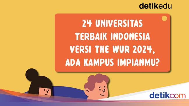 Infografis: 24 Universitas Terbaik Indonesia Versi THE WUR 2024