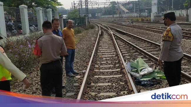 Pria Tanpa Identitas Tewas Tertemper KA di Jaktim, Sempat Terseret 20 Meter