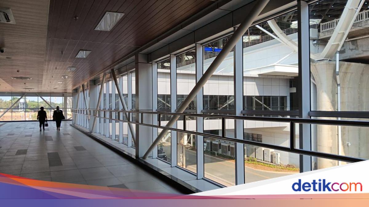 Stasiun Kereta Cepat Halim Terhubung dengan LRT, Begini Penampakannya