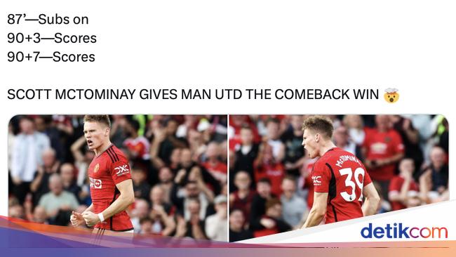 Meme McTominay Bawa MU Menang Dramatis, Emang Boleh Se-comeback Ini