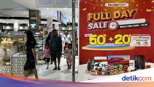 Potret Gelaran Transmart Full Day Sale di Bekasi