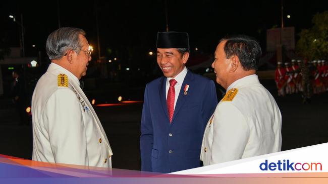 Cerita di Balik Momen Akrab Penuh Tawa SBY, Jokowi dan Prabowo