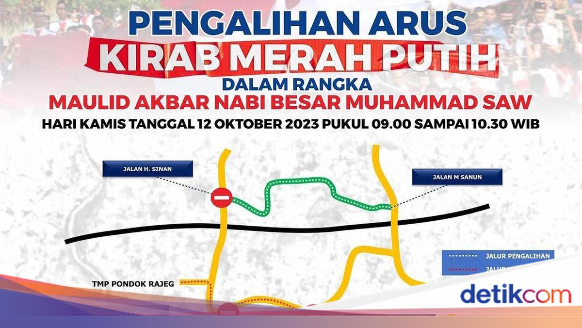Ada Kirab Bendera, Lalin di TMP Pondok Rajeg Bogor Dialihkan Besok Pagi