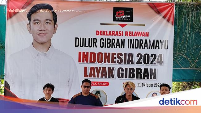 Relawan Dulur Indramayu Deklarasi Dukung Gibran Maju Cawapres 2024