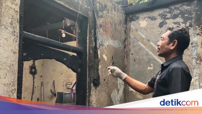 Korsleting Listrik, Rumah Warga di Jembrana Terbakar-Kerugian Rp 60 Juta