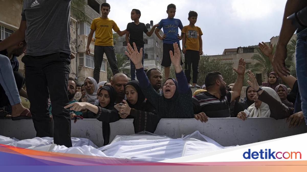Kamar Mayat Penuh, RS di Gaza Pakai Truk Eskrim Tampung Jenazah