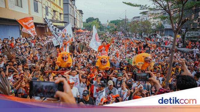 Potret Lautan Pendukung Ganjar di Pademangan Jakut