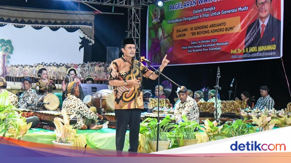 Fadel Muhammad Sebut Nonton Wayang Kulit Bentuk Cinta Tanah Air