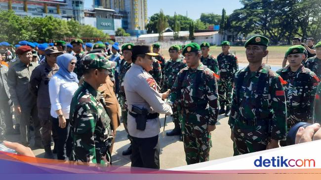 12.867 Personel Gabungan Dikerahkan Amankan Pemilu 2024 di Sulsel