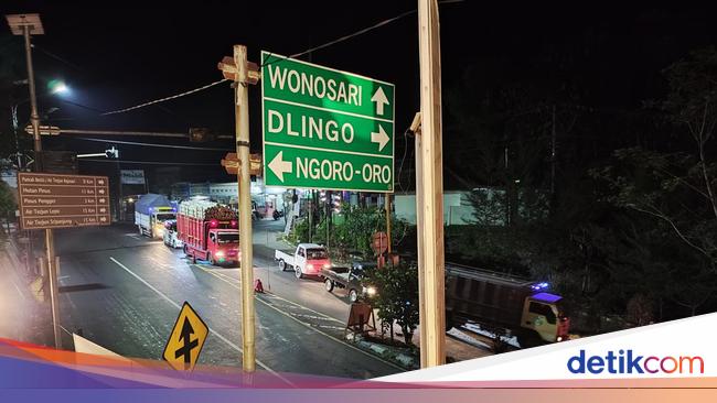 Info Dab! Jalan Jogja-Wonosari Patuk Dibuka Tutup Lagi