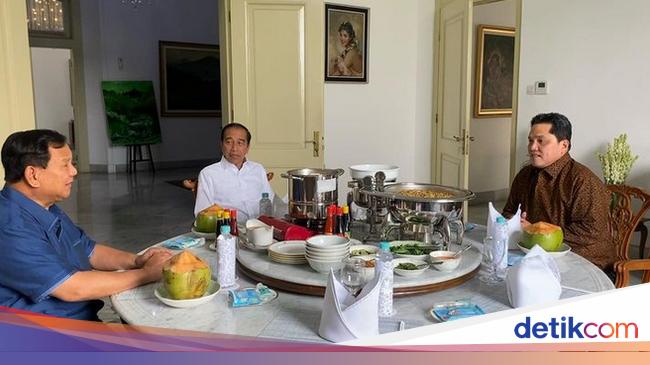 Momen Prabowo Subianto Saat Makan Bareng Presiden Jokowi hingga Ridwan ... Momen Prabowo Subianto Saat Makan Bareng Presiden Jokowi hingga Ridwan ...