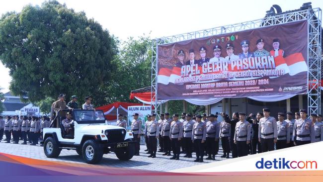 Polres Ngawi Gelar Sispamkota Pemilu 2024 Cegah Kerusuhan Polres Ngawi Gelar Sispamkota Pemilu 2024 Cegah Kerusuhan