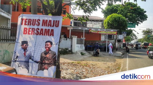 Usai Putusan MK, Spanduk Wajah Prabowo-Gibran Mejeng di Bandung