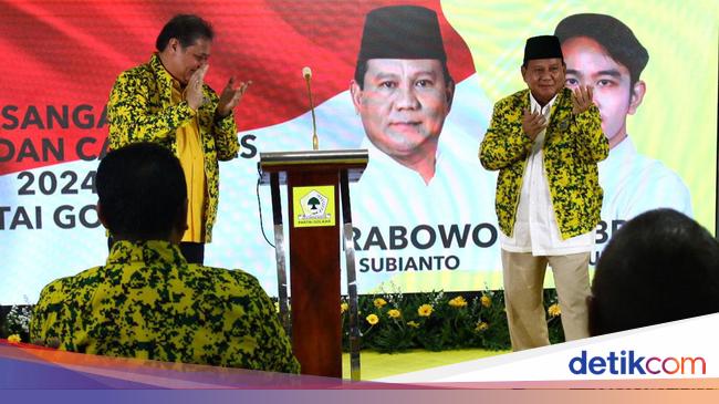 Prabowo soal Golkar Usul Gibran Jadi Cawapres: Ini Kehormatan, Saya Terima