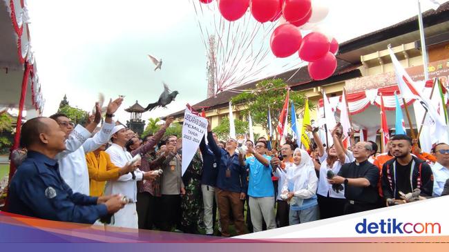 18 Parpol Deklarasi Pemilu Damai, Kapolresta Wanti-wanti Hoaks-Politik Identitas