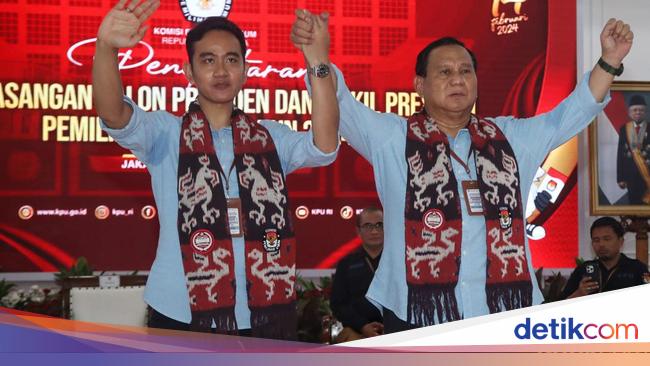 Prabowo-Gibran Resmi Daftar Capres-Cawapres ke KPU