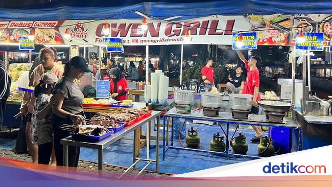 Seru! Di Alun-Alun Bekasi Bisa Jajan Steak hingga Pancake Viral
