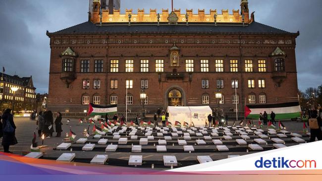 Aksi Simbolis Digelar di Denmark untuk Dukung Anak-anak Gaza