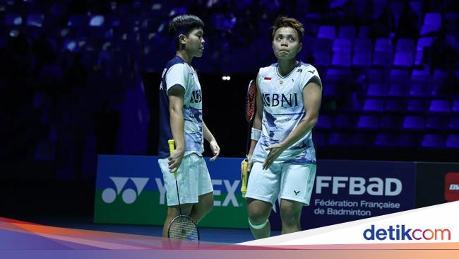China Masters 2023: Apriyani/Fadia Retired karena Cedera