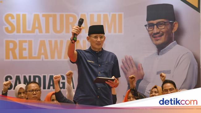 Gagal Jadi Cawapres, Relawan Tetap Fatsun ke Sandiaga Uno