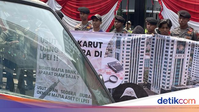 Aksi Massa Di Kemenkeu Tuntut Usut Sengkarut Lpei