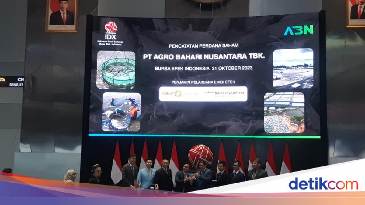 Resmi Mejeng di Bursa, Saham Emiten Udang Naik 10%