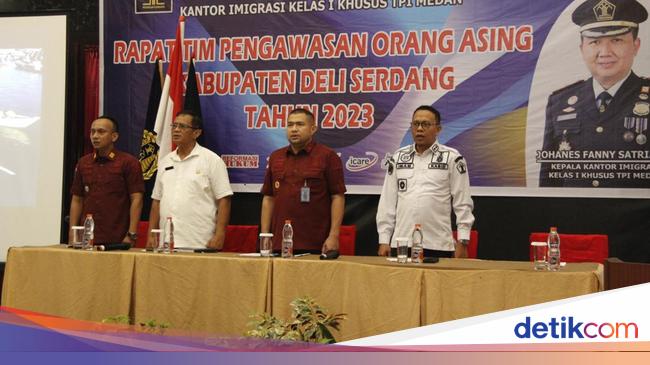Gelar Rapat Timpora, Imigrasi Medan Perketat Lalu Lintas Orang Asing