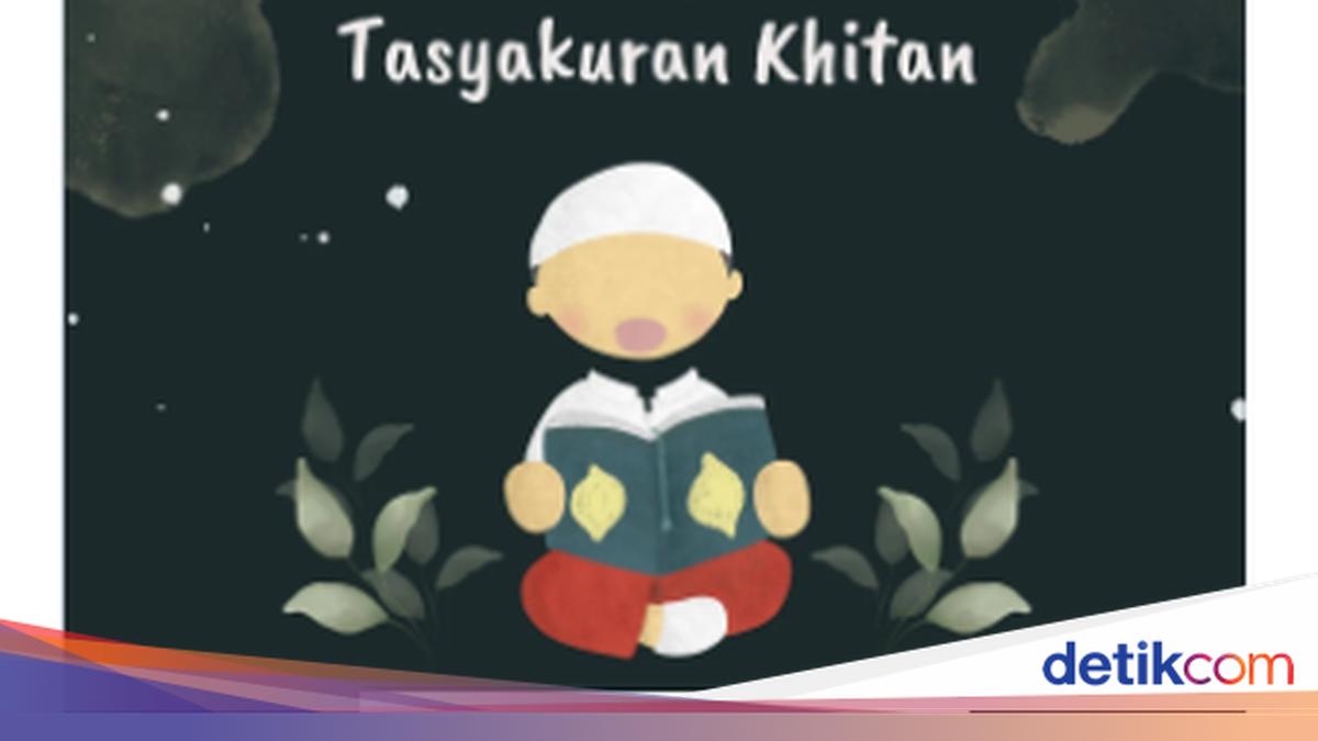 10 Contoh Undangan Khitanan Formal-Nonformal, Lengkap dengan Format