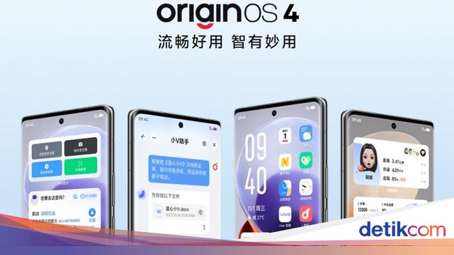 Vivo Rilis Origin OS 4, Jadi Pengganti Funtouch?