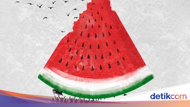 Apa Arti Semangka yang Jadi Simbol Dukungan untuk Palestina di Media Sosial?